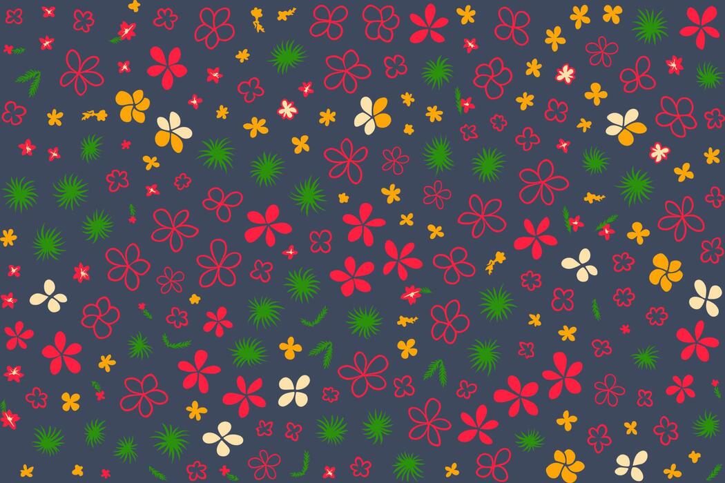 Small Flower Seamless Vector Art, Icons, and Graphics for Free Download
