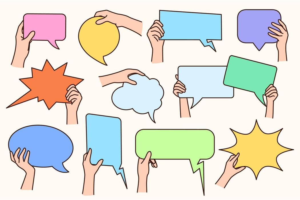Speech Bubbles Vector Art, Icons, and Graphics for Free Download