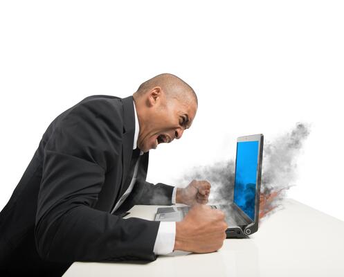 Angry At Computer Stock Photos, Images and Backgrounds for Free Download