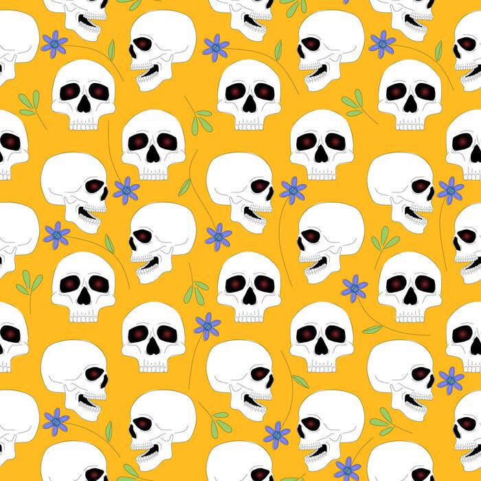 Skull Pattern Vector Art, Icons, and Graphics for Free Download
