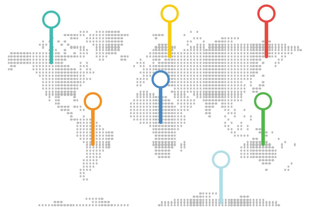 World Map Arrows Vector Art, Icons, and Graphics for Free Download