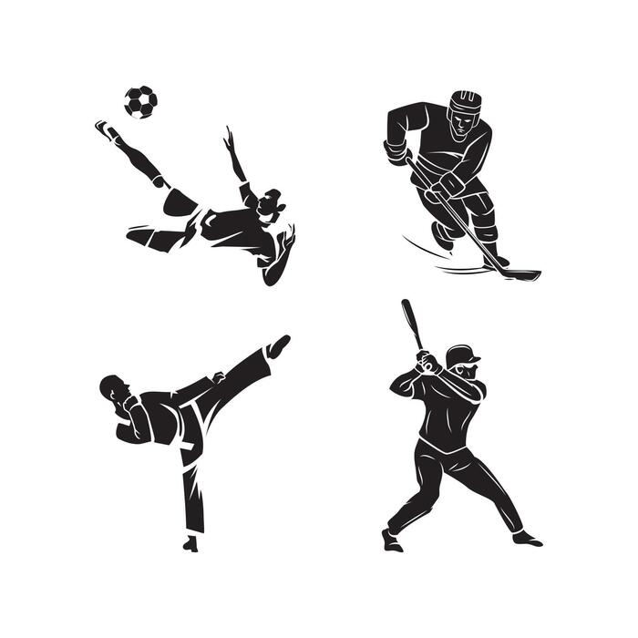 Sports Black And White Vector Art, Icons, and Graphics for Free Download