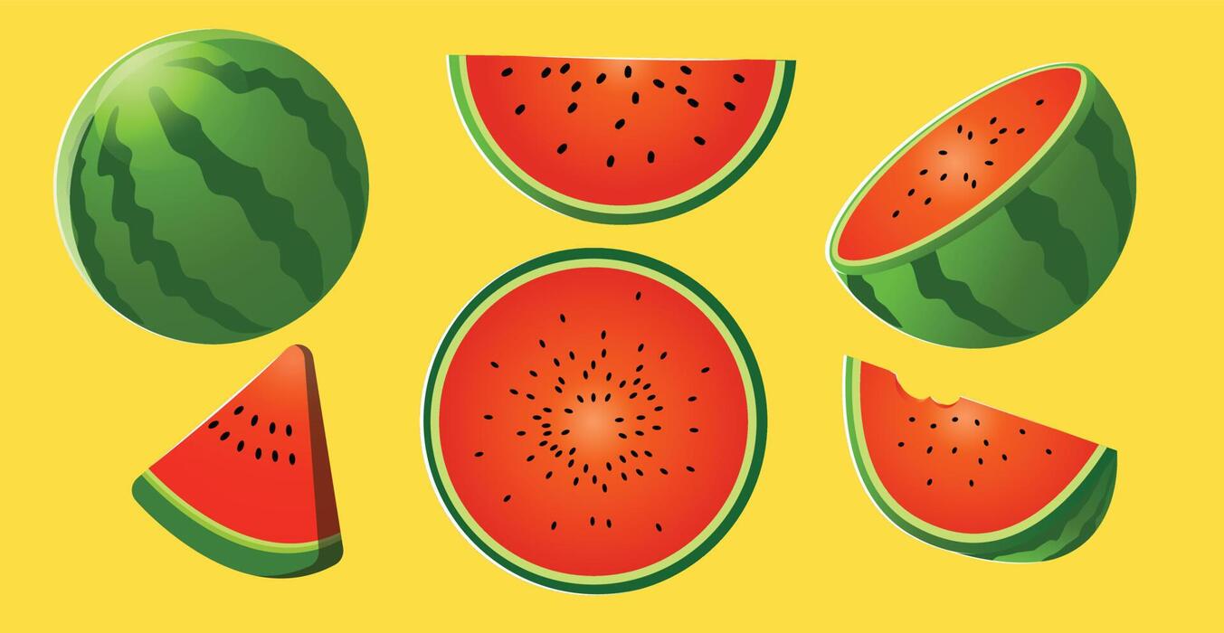 Watermelon Skin Vector Art, Icons, and Graphics for Free Download