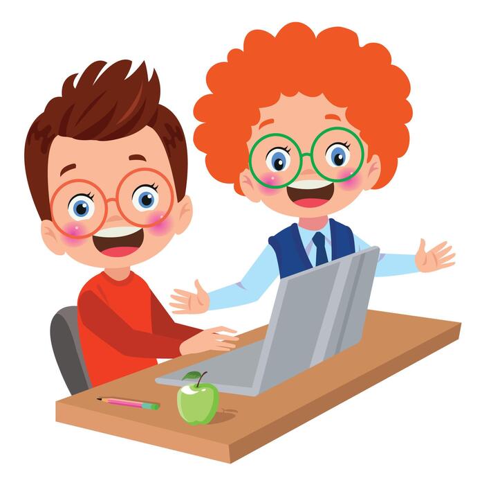 Kids Computer Lab Vector Art, Icons, and Graphics for Free Download