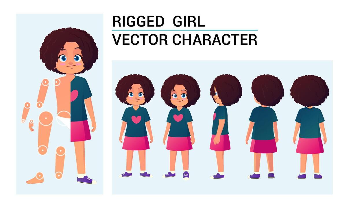 2d Character Rig Vector Art, Icons, and Graphics for Free Download
