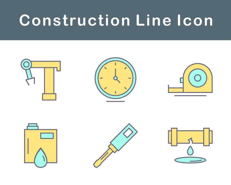 Construction Line Icons Vector Art, Icons, and Graphics for Free Download