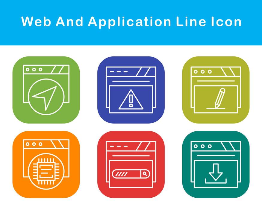 Web Application Icon Vector Art, Icons, and Graphics for Free Download