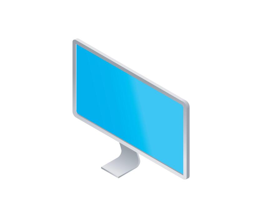Isometric Monitor Vector Art, Icons, and Graphics for Free Download