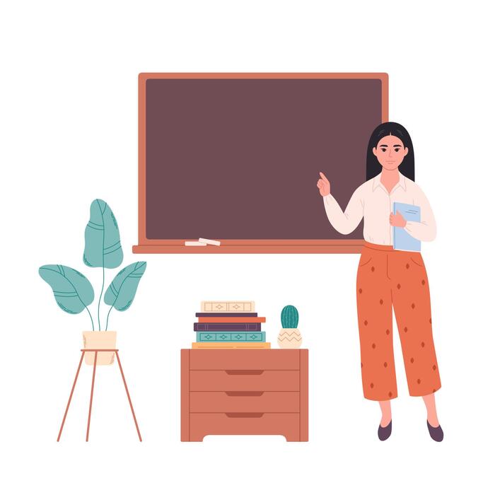Female Teacher Vector Art, Icons, and Graphics for Free Download