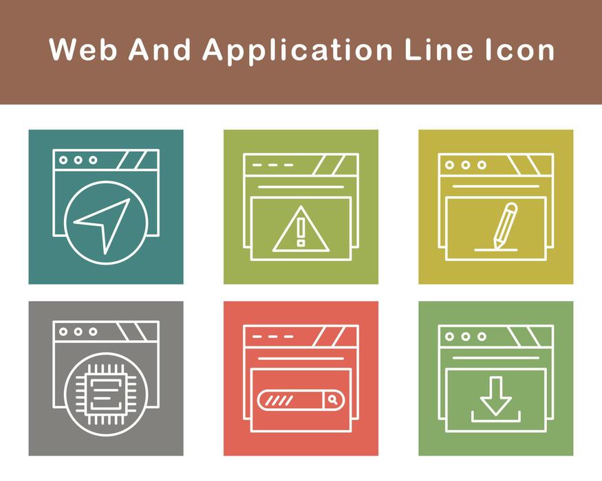 Web Application Icon Vector Art, Icons, and Graphics for Free Download