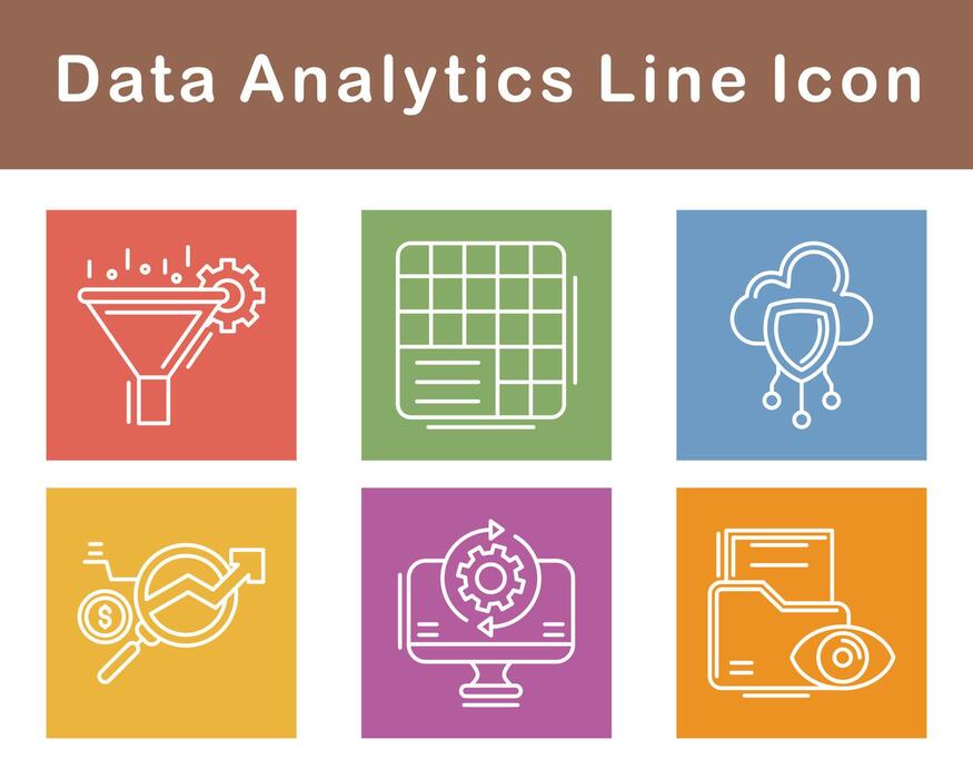 Data Analytics Icon Vector Art, Icons, and Graphics for Free Download