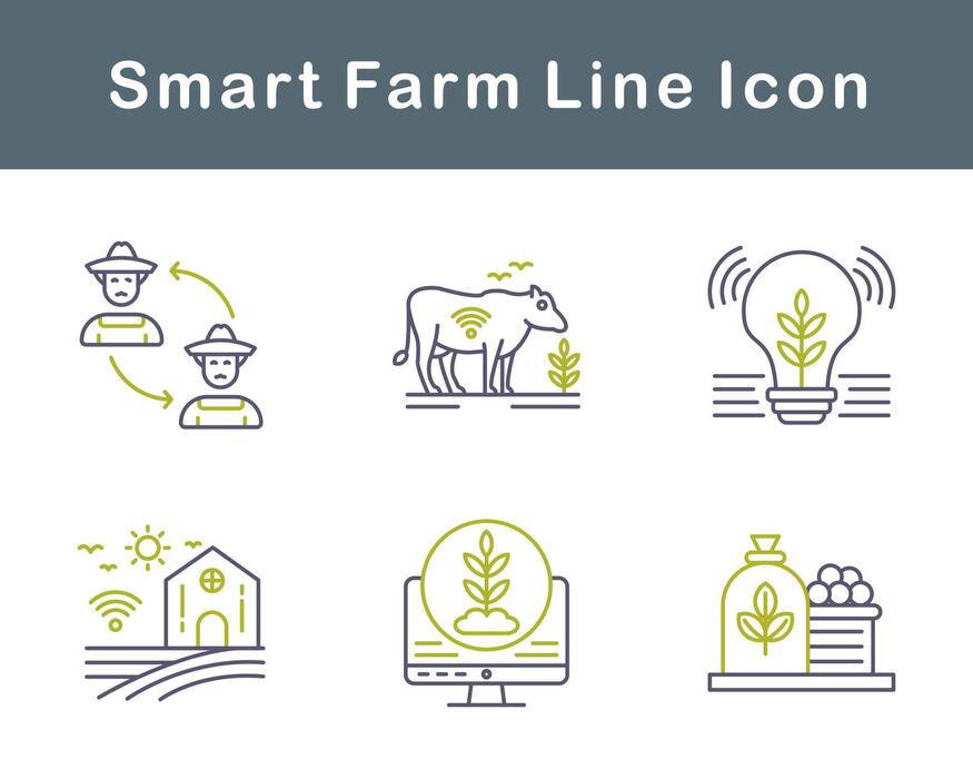 Smart Farming Icon Vector Art, Icons, and Graphics for Free Download