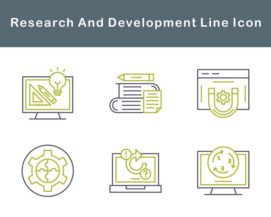 Research And Development Icon Vector Art, Icons, and Graphics for Free ...