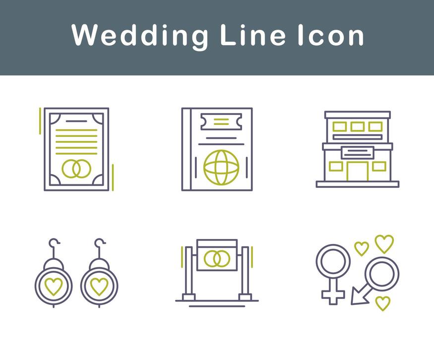 Wedding Line Vector Art, Icons, and Graphics for Free Download