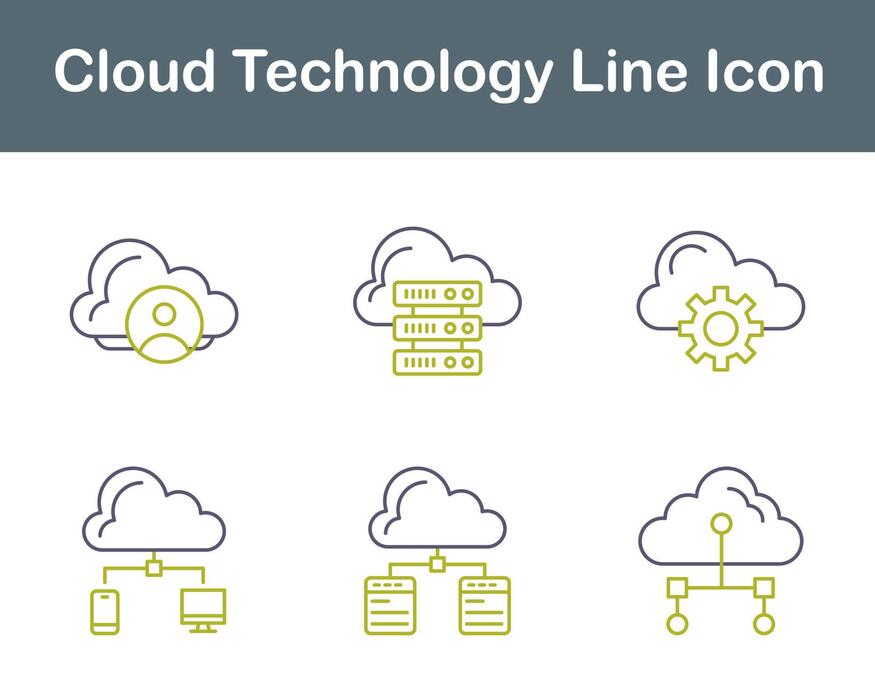 Cloud Technology Icons Vector Art, Icons, and Graphics for Free Download