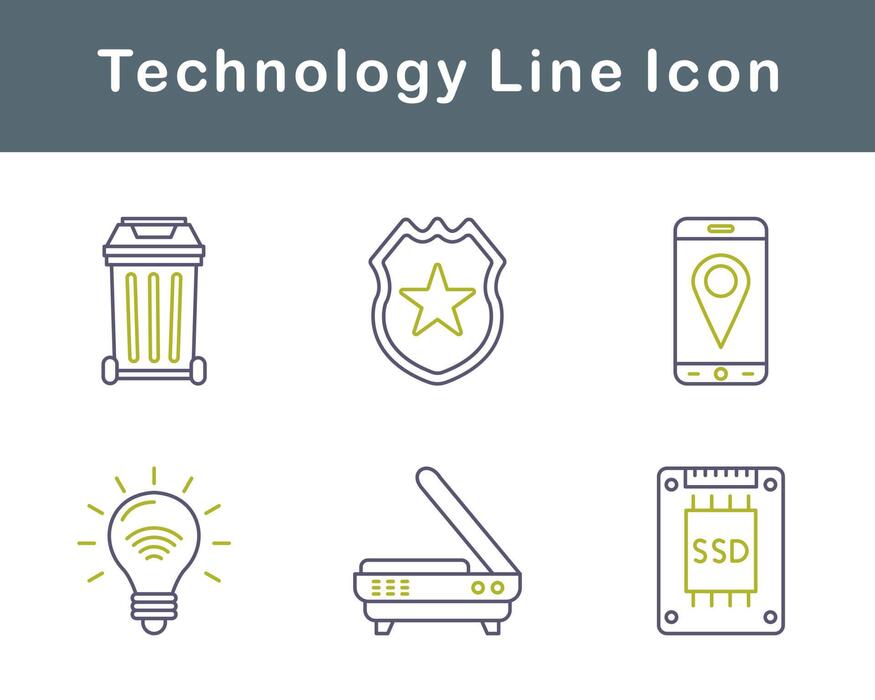 Technology Outline Vector Art, Icons, and Graphics for Free Download