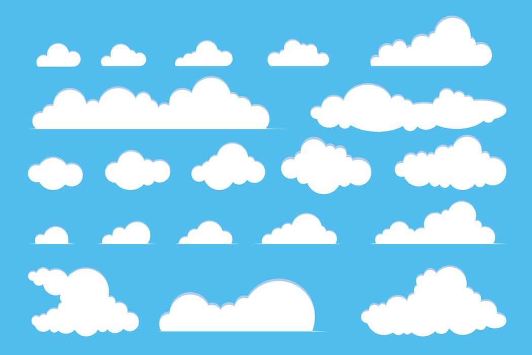 2d Cloud Vector Art, Icons, and Graphics for Free Download