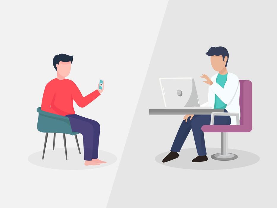 One To One Meeting Vector Art, Icons, and Graphics for Free Download