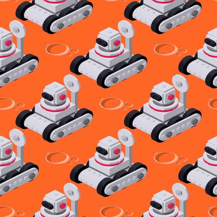 Robotic Pattern Vector Art, Icons, and Graphics for Free Download