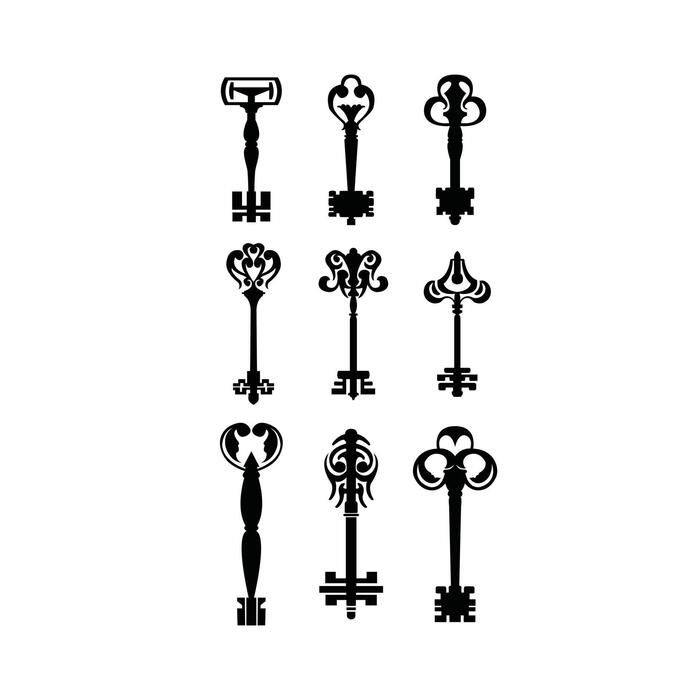 Skeleton Key Vector Art, Icons, and Graphics for Free Download