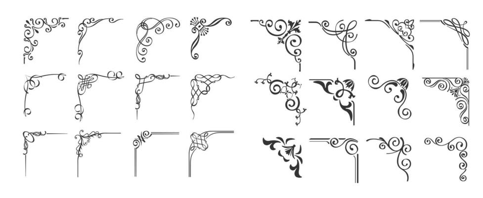 Corner Scroll Vector Art Icons And Graphics For Free Download