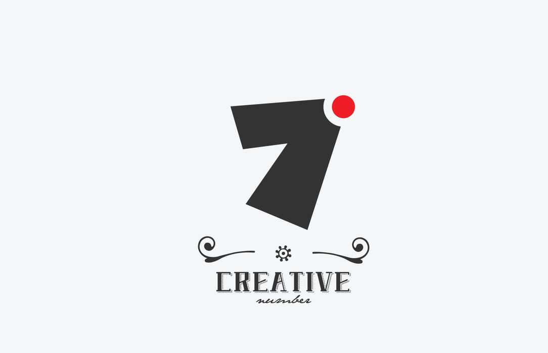 Number 7 Logo Vector Art, Icons, and Graphics for Free Download