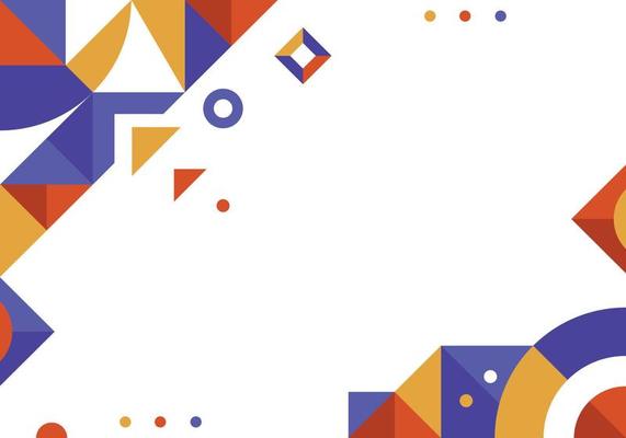 Abstract Flat Geometric Background Vector Art Icons And Graphics For