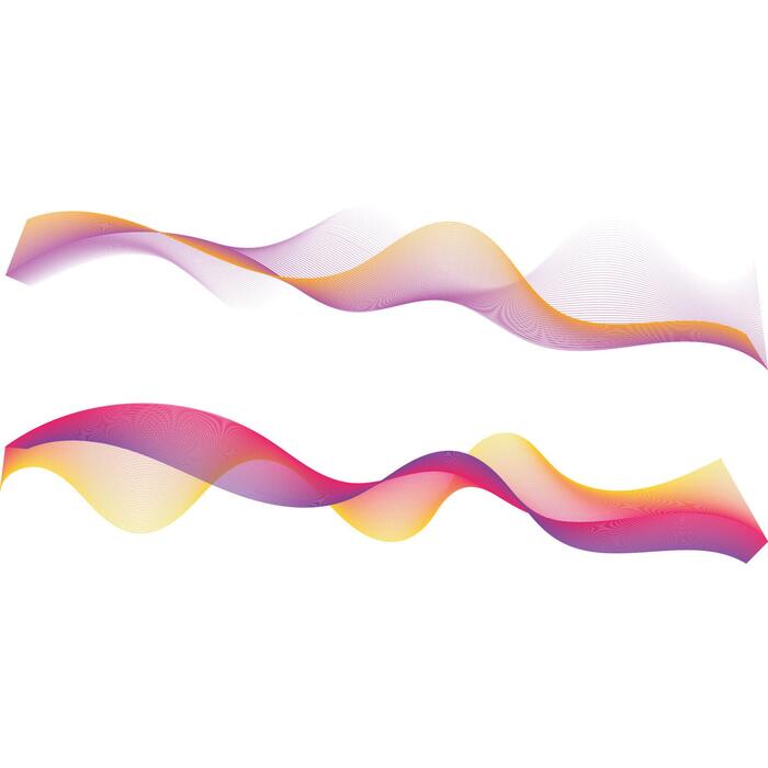 Colored Waves Vector Art, Icons, and Graphics for Free Download