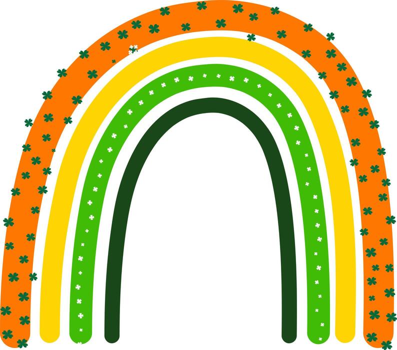 St Patricks Day Rainbow Vector Art, Icons, and Graphics for Free Download