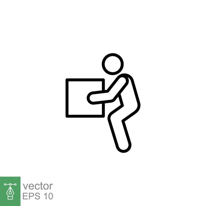 Manual Handling Icon Vector Art, Icons, and Graphics for Free Download