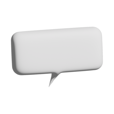 Speech Bubble 3d PNGs for Free Download