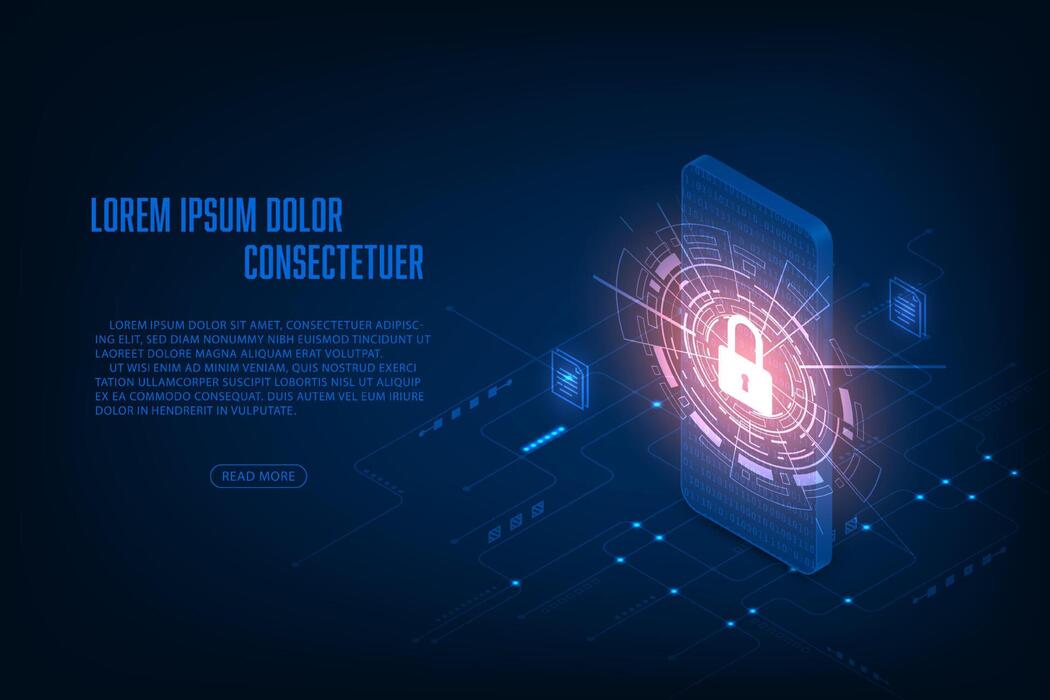 Cyber Security Banner Vector Art Icons And Graphics For Free Download