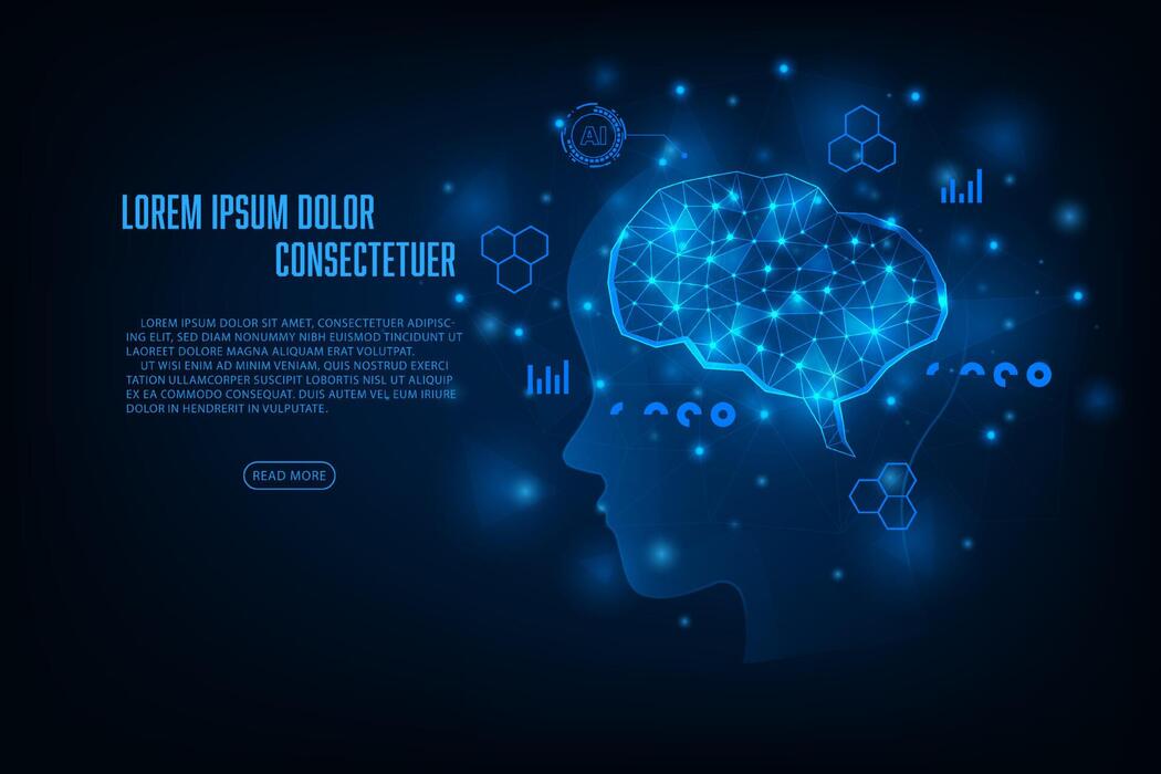 Artificial Intelligence Brain Vector Art, Icons, and Graphics for Free ...