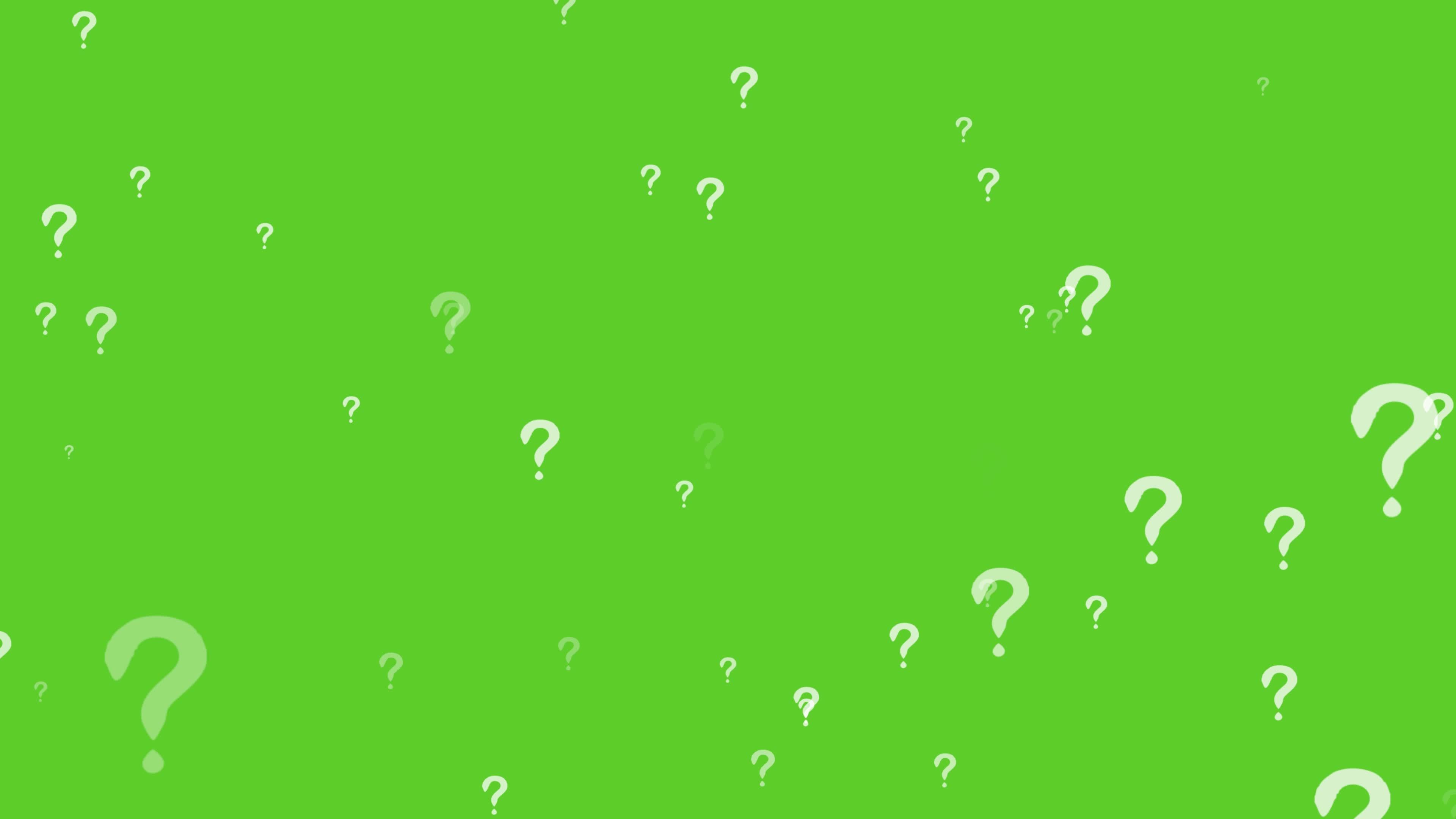 Green Screen Question Mark Stock Video Footage for Free Download