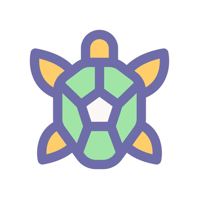 Geometric Turtle Vector Art, Icons, and Graphics for Free Download