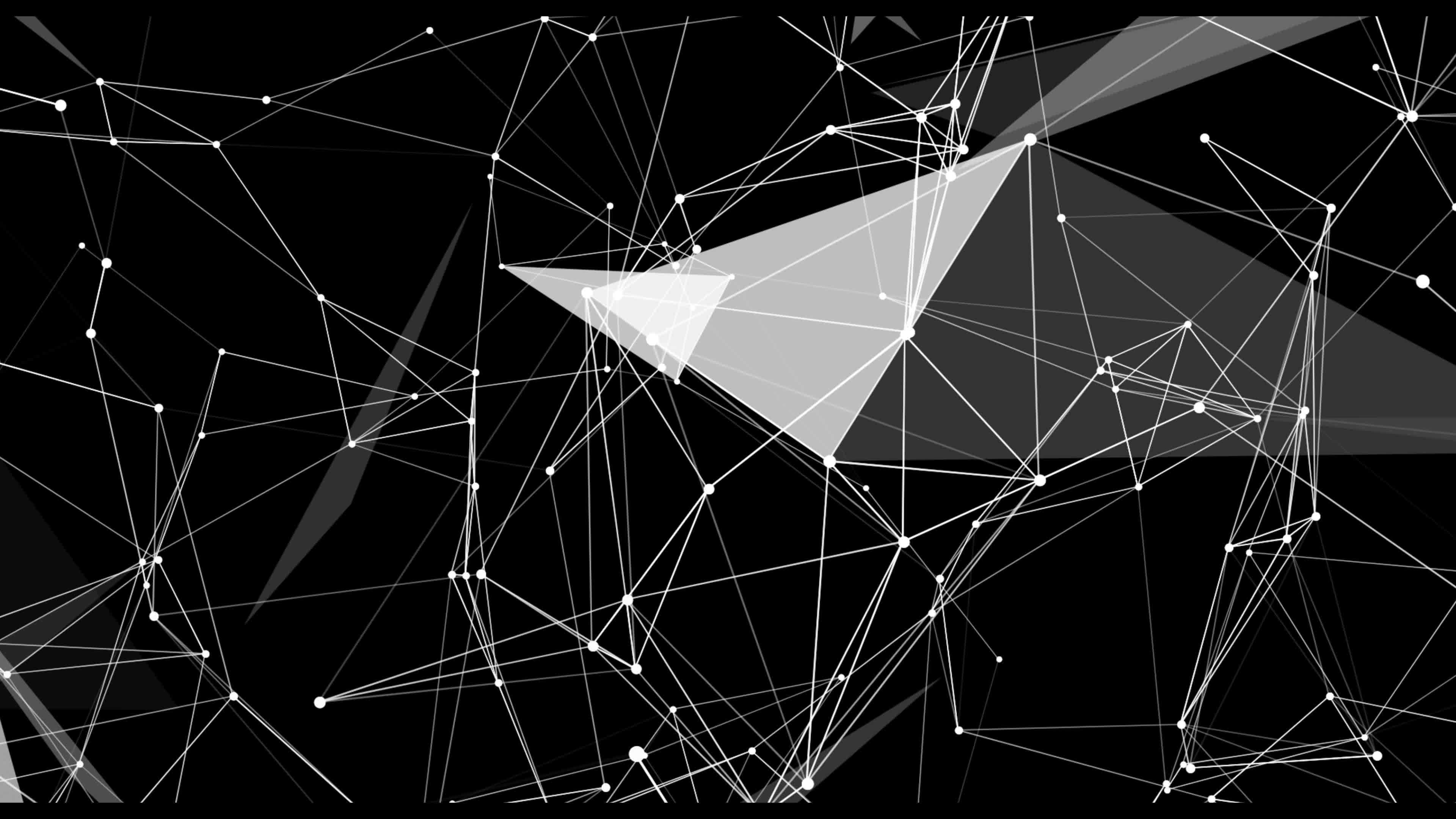 Digital Silver Gray Background With Dots And Lines Big Data Visualization Network Connection