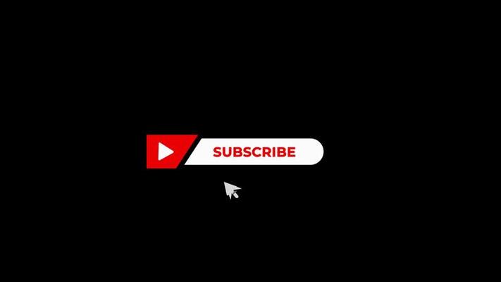 Youtube Subscribe Animation Transparent Stock Video Footage for Free Download