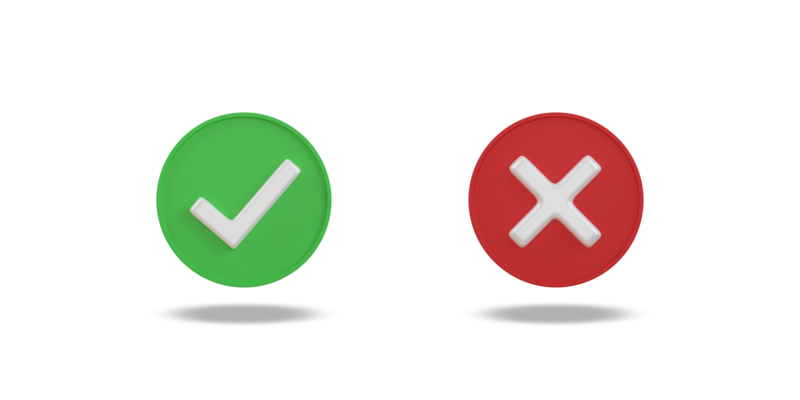 Yes And No Check Marks Image Pngs For Free Download