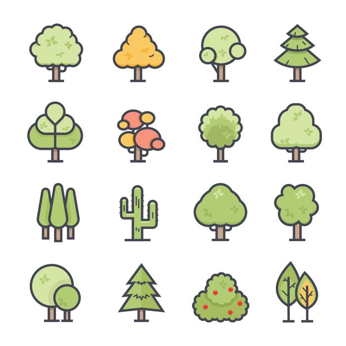 Tree Icon Vector Art, Icons, and Graphics for Free Download