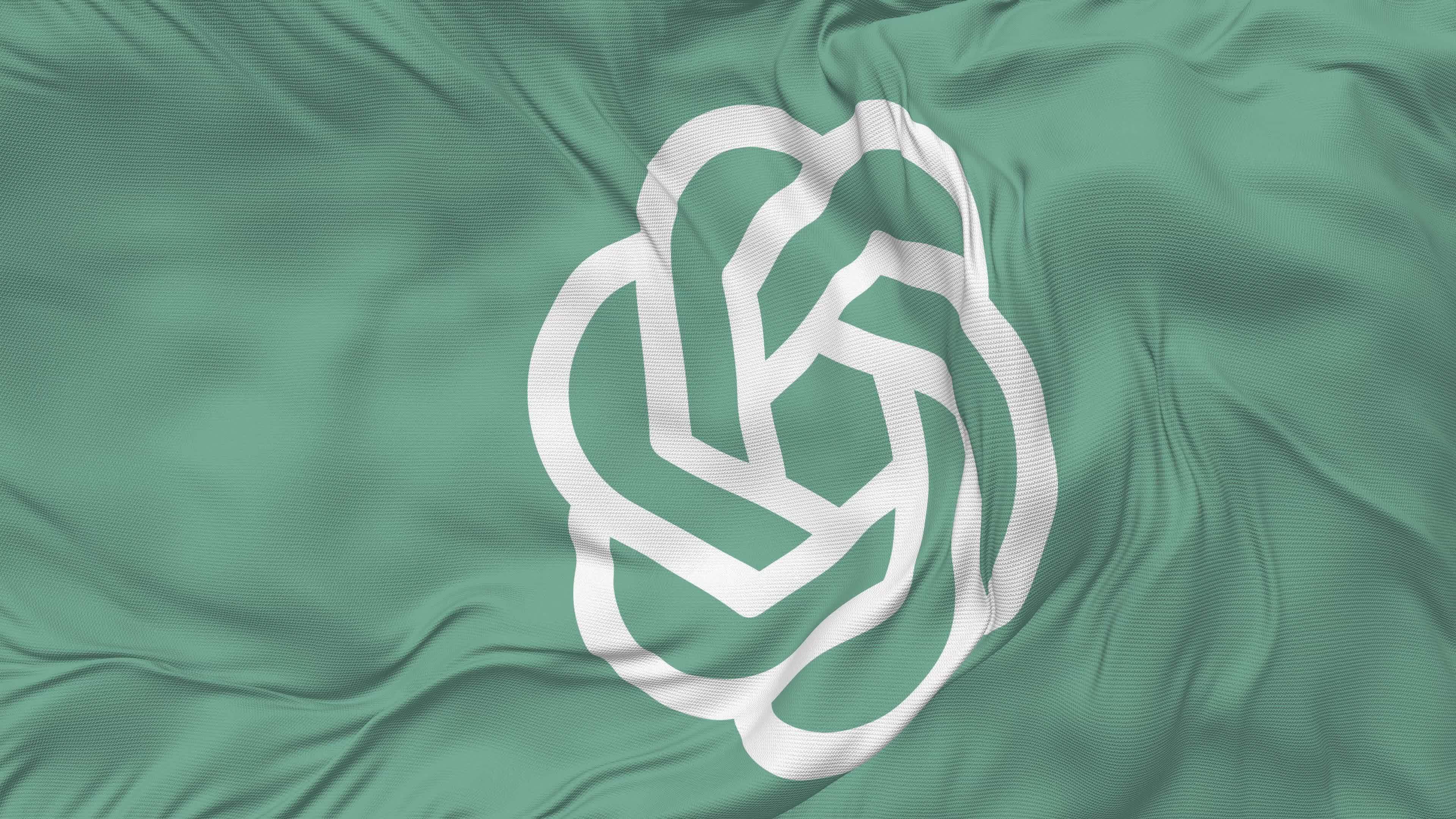 ChatGPT Flag Seamless Looping Background, Looped Bump Texture Cloth Waving Slow Motion, 3D ...