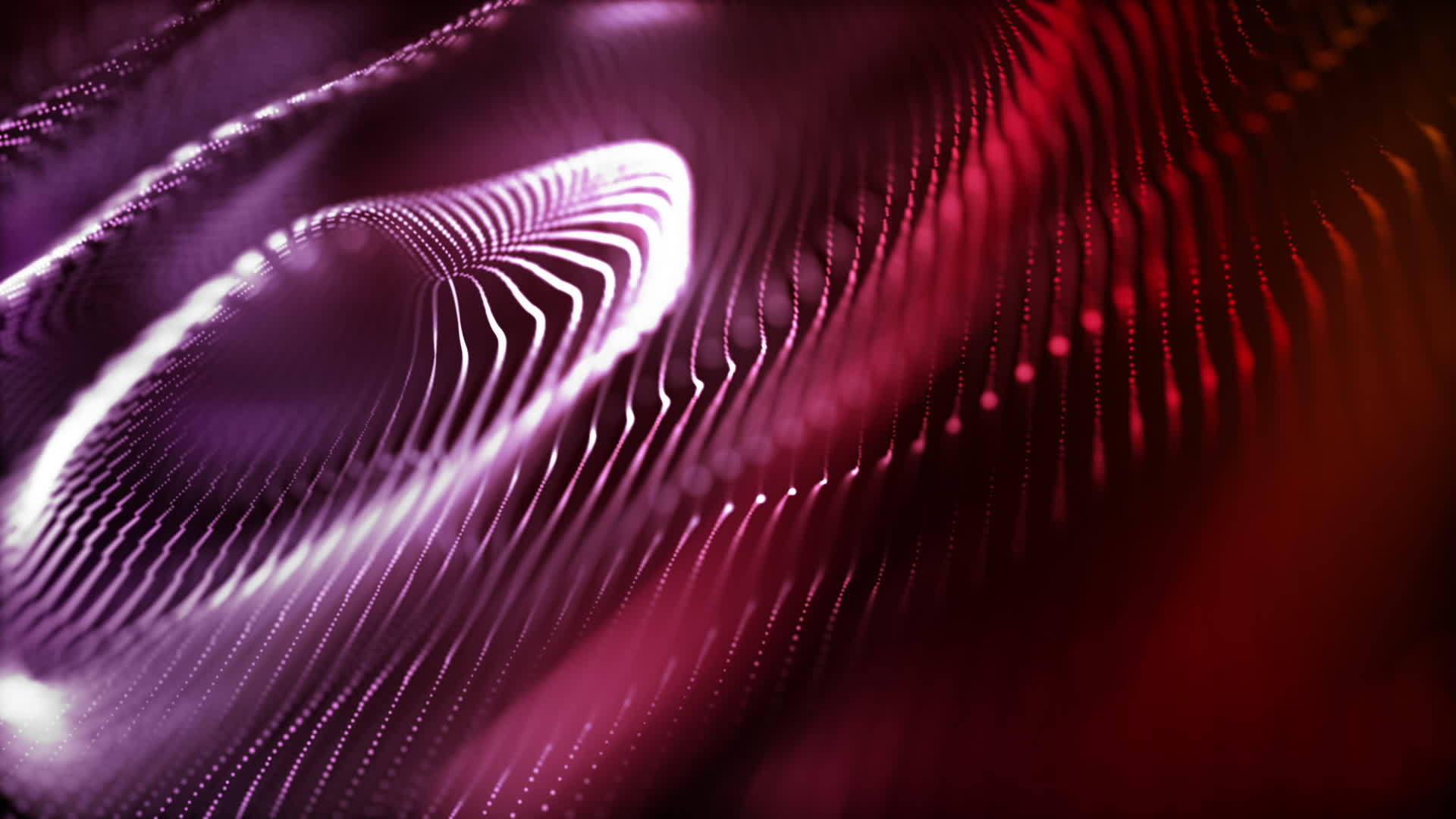 Abstract technology motion background animation with a fluid flowing ...