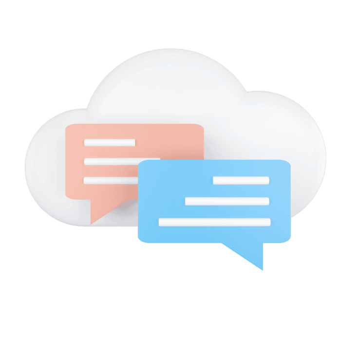 Cloud Chat PNGs for Free Download