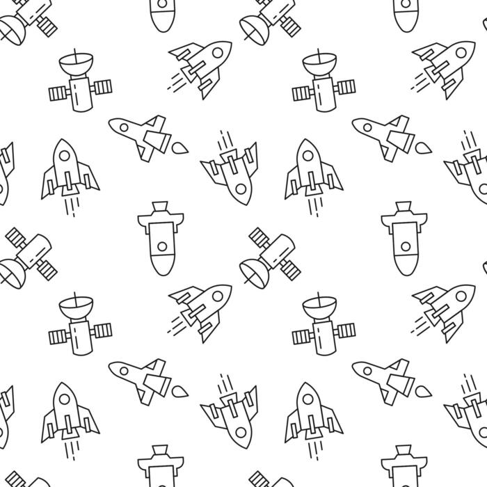 Spaceship Pattern Vector Art, Icons, and Graphics for Free Download