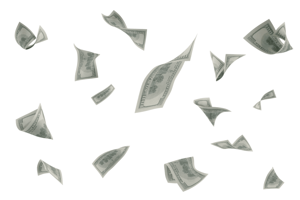 Money Falling PNGs for Free Download