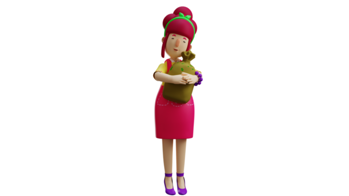 Page 2 3d Cartoon Character Woman Pngs For Free Download