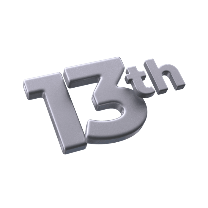 13th Anniversary PNGs for Free Download