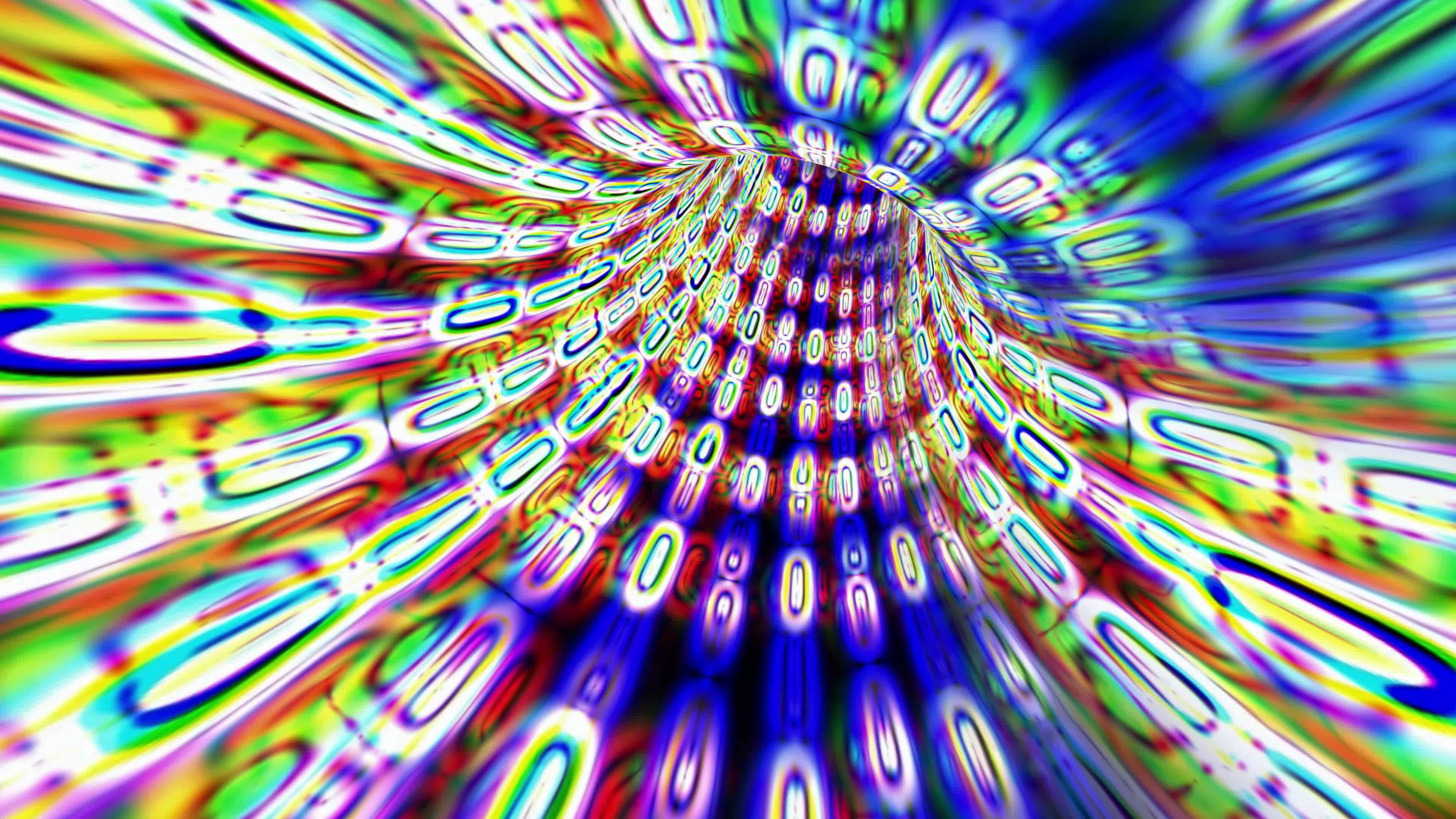 A vortex tunnel of streaming abstract data - Loop 21127461 Stock Video ...