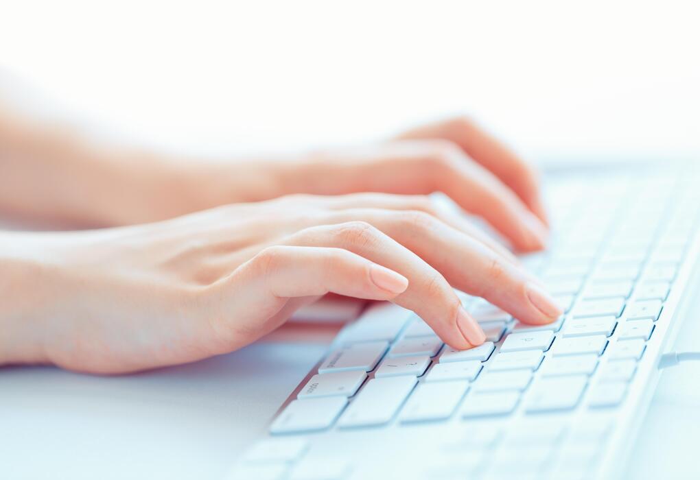 Hands On Computer Keyboard Stock Photos, Images and Backgrounds for ...