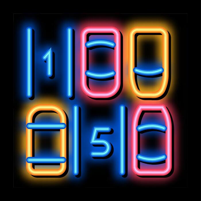 Neon Numbers Vector Art, Icons, and Graphics for Free Download