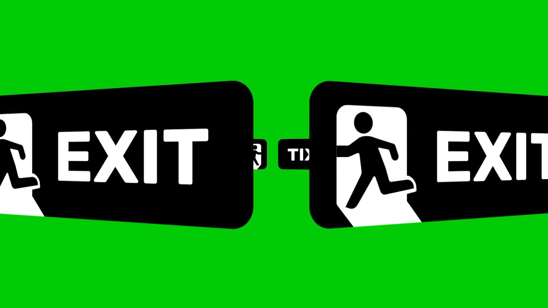 Green Screen Warning Sign Animation Video 21183126 Stock Video At Vecteezy